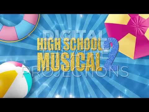 High School Musical 2: High School Musical Backdrop Video – Digital ...